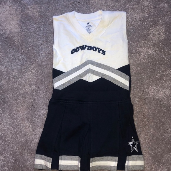 NFL | Matching Sets | Vintage Girls Dallas Cowboys Cheerleading Uniform ...